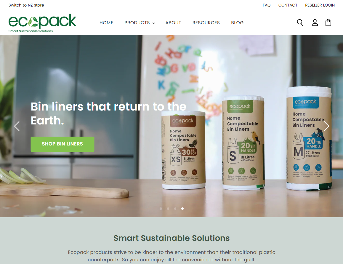 Compostable bags | Sustainable Packaging | Ecopack Australia | Ecopack ...
