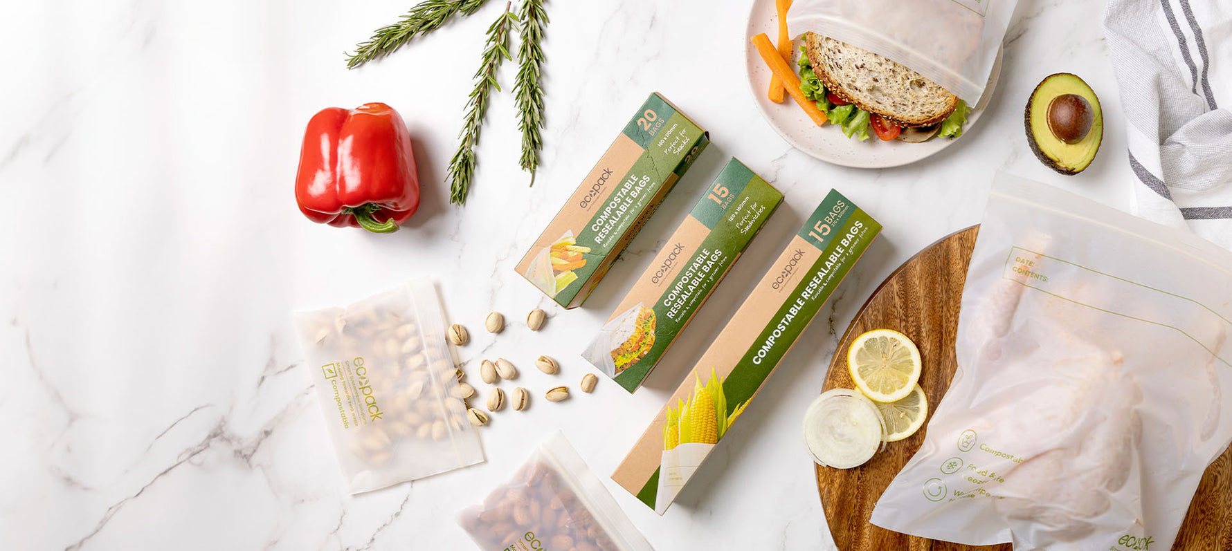 Compostable bags | Sustainable Packaging | Ecopack Australia